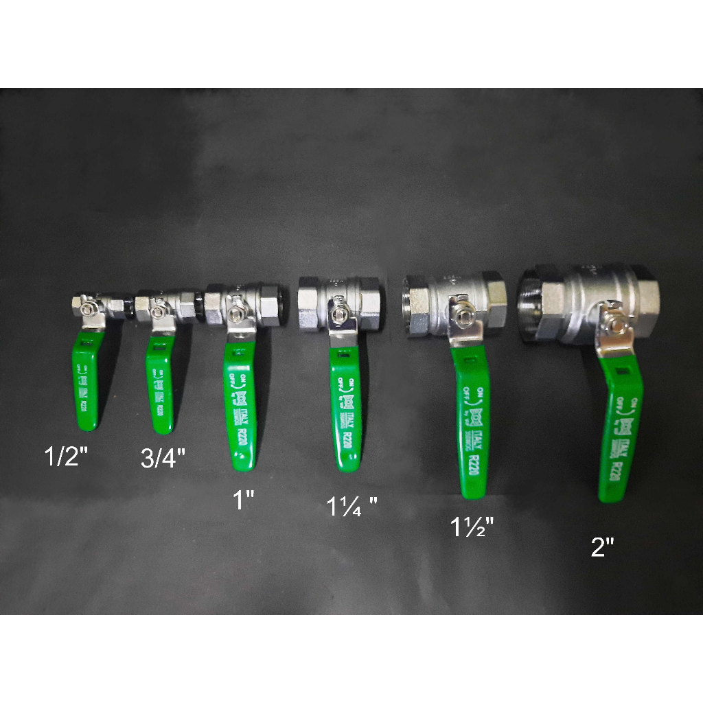 BOB Brand Italy Ball Valve/ BOB Brand Ball Valve Thread End | Shopee ...