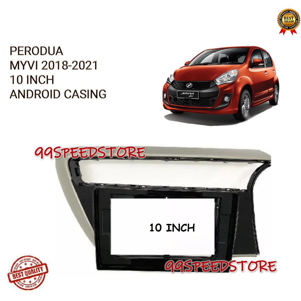 PERODUA MYVI 2018 - 2022 10 INCH ANDROID PLAYER CASING WITH SOCKET ...