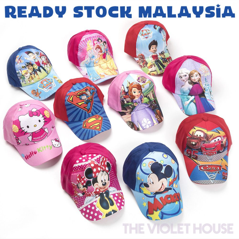 Caps Kids Boys Girls Cute Cartoon Baseball Caps Ready Stock In Malaysia ...
