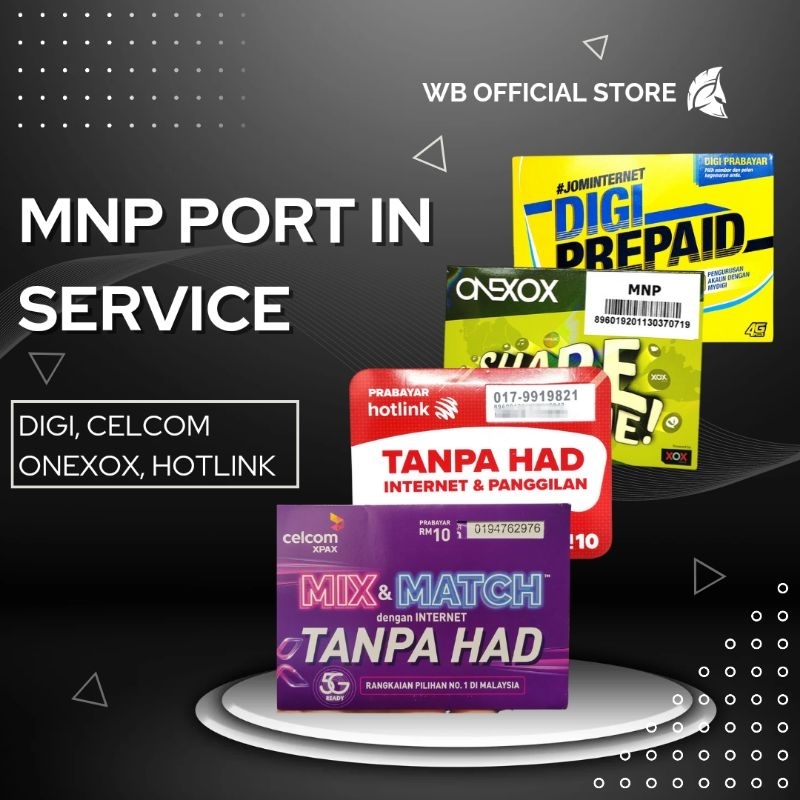 MNP Service Portin Telco CelcomDigi prepaid Hotlink Prepaid (perkhidmatan kekal nombor lama) mnp ...