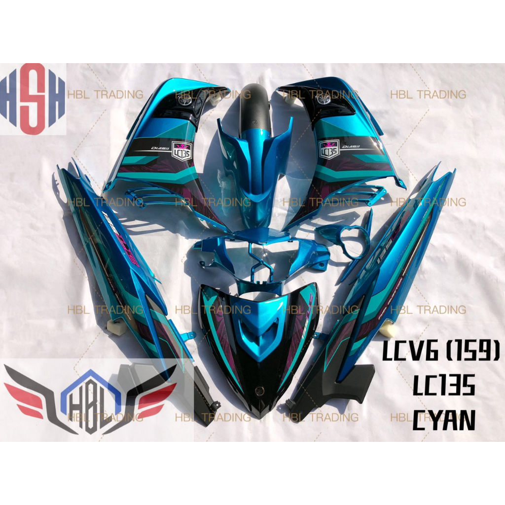 YAMAHA LC135 V6 V7 Body Cover Parts Set Monster Exciter INDO Thai ...