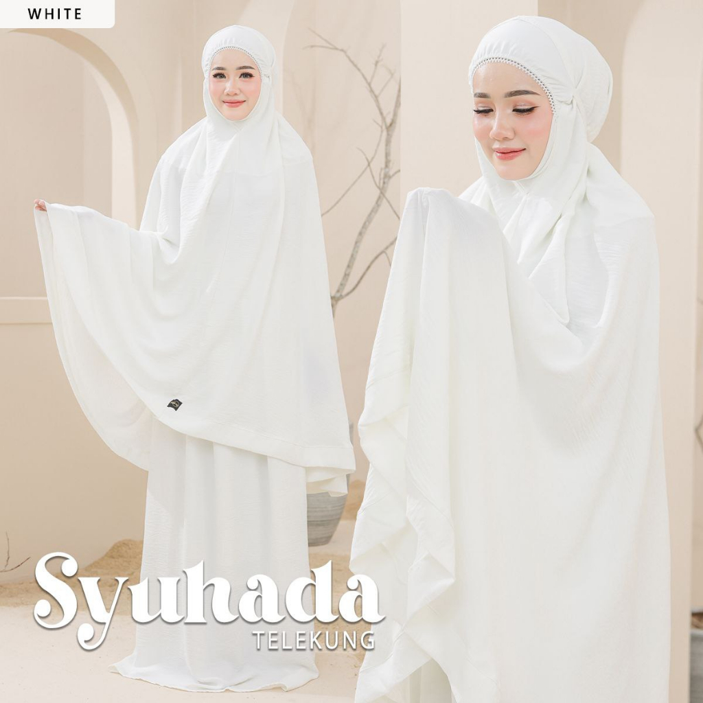 TELEKUNG SOLAT SYUHADA TELEKUNG HARMONI RAMADHAN HITAM PUTIH BY TUNIKMY ...