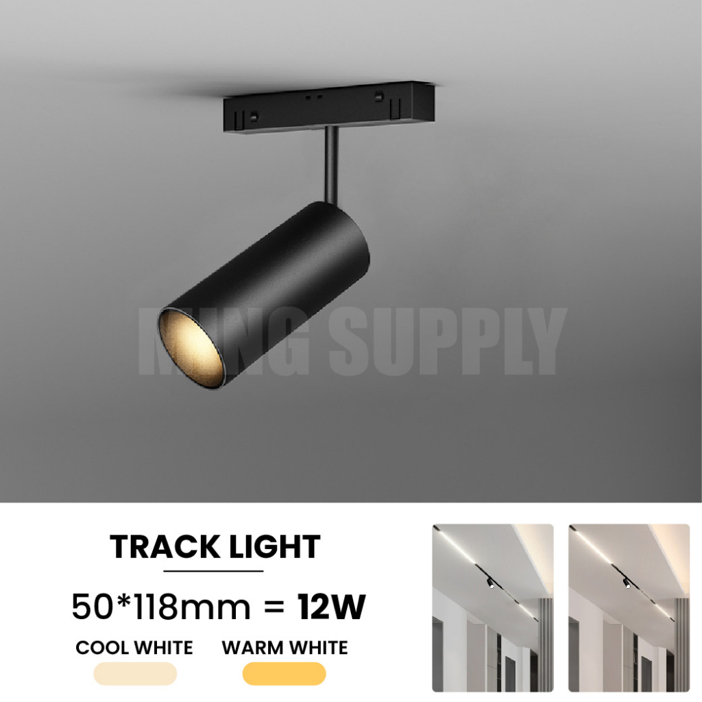 MS LED Magnetic Track Light Modern Tracklight Pendant Lamp Grille ...