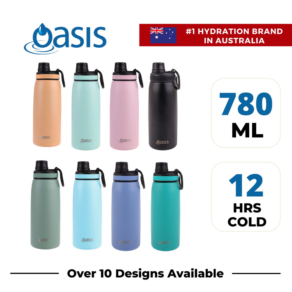 Oasis Stainless Steel Insulated Sports Water Bottle with Screw Cap 780ML | Shopee Malaysia