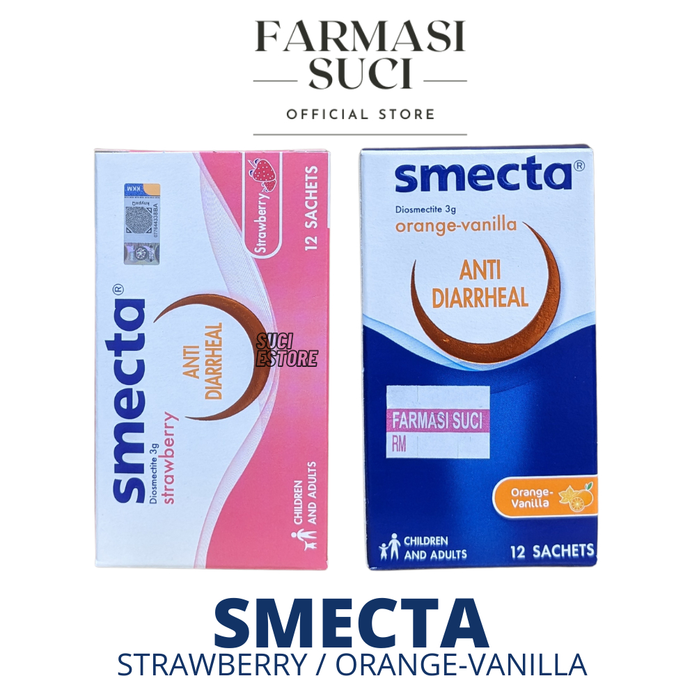 Smecta Orange Vanila / Strawberry Flavour 3g x 12 Sachets [BOX ...
