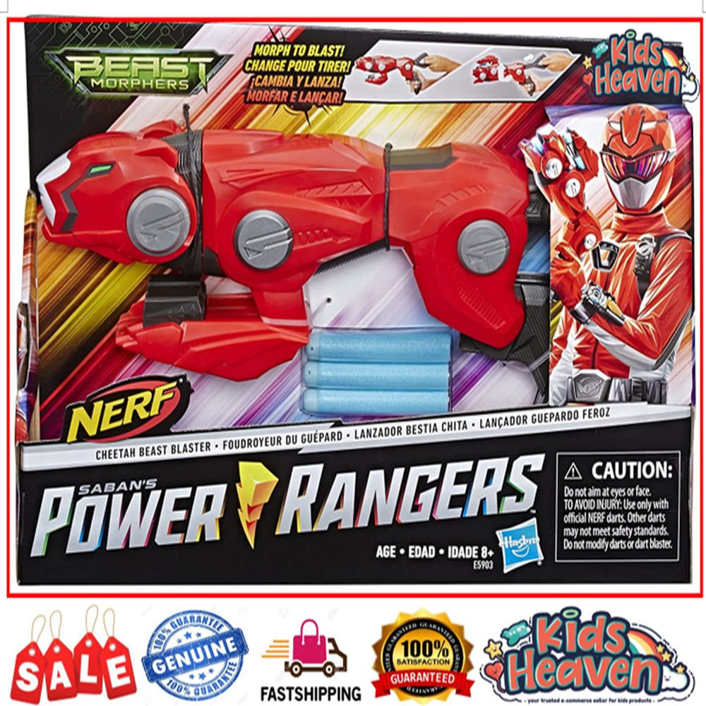 Power Rangers Nerf Beast Morphers Cheetah Beast Blaster (100.0% ...