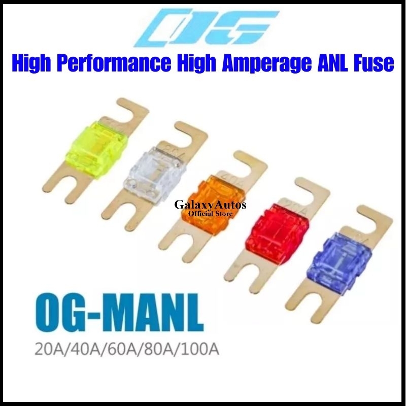 OG Pure Copper Mini ANL Fuse High Performance High Amperage Amplifier ...
