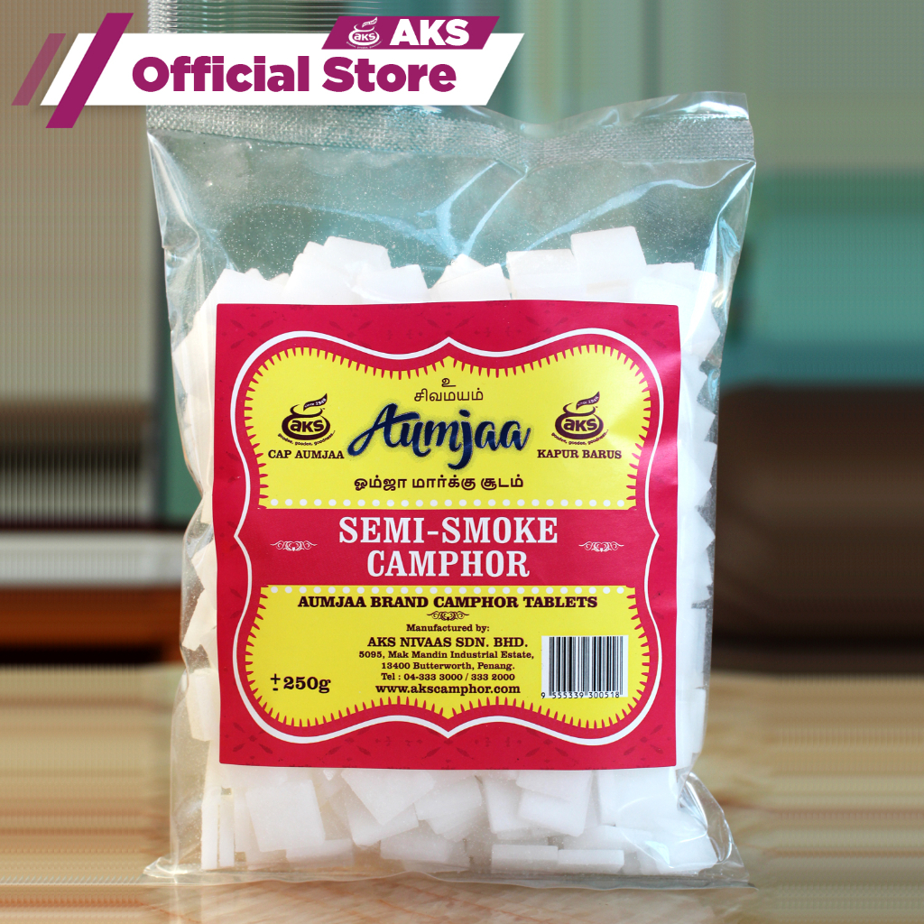 Kapur Barus Aumja Separuh Asap | Aumjaa Brand Semi Smoke Camphor PCT ...