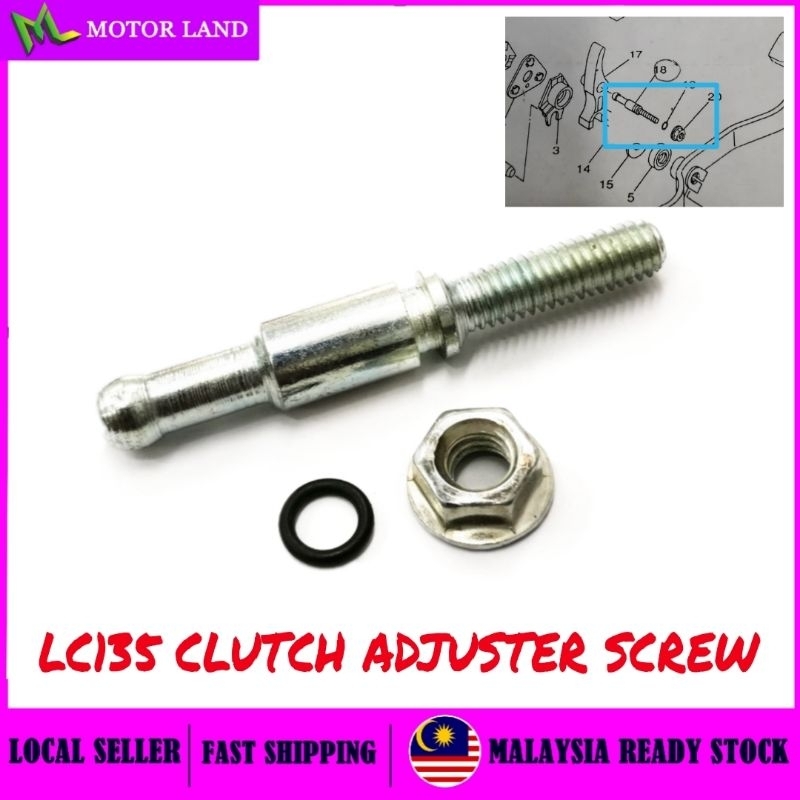 YAMAHA LC135 135LC CLUTCH ADJUSTING BOLT MAGNET CASING SCREW NUT SET ...