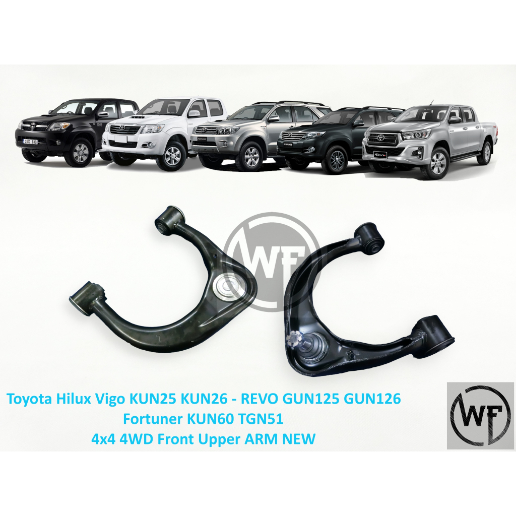 Toyota Hilux Vigo KUN25 KUN26 / REVO GUN125 GUN126 / Fortuner KUN60 TGN51 4x4 4WD Front Upper ...