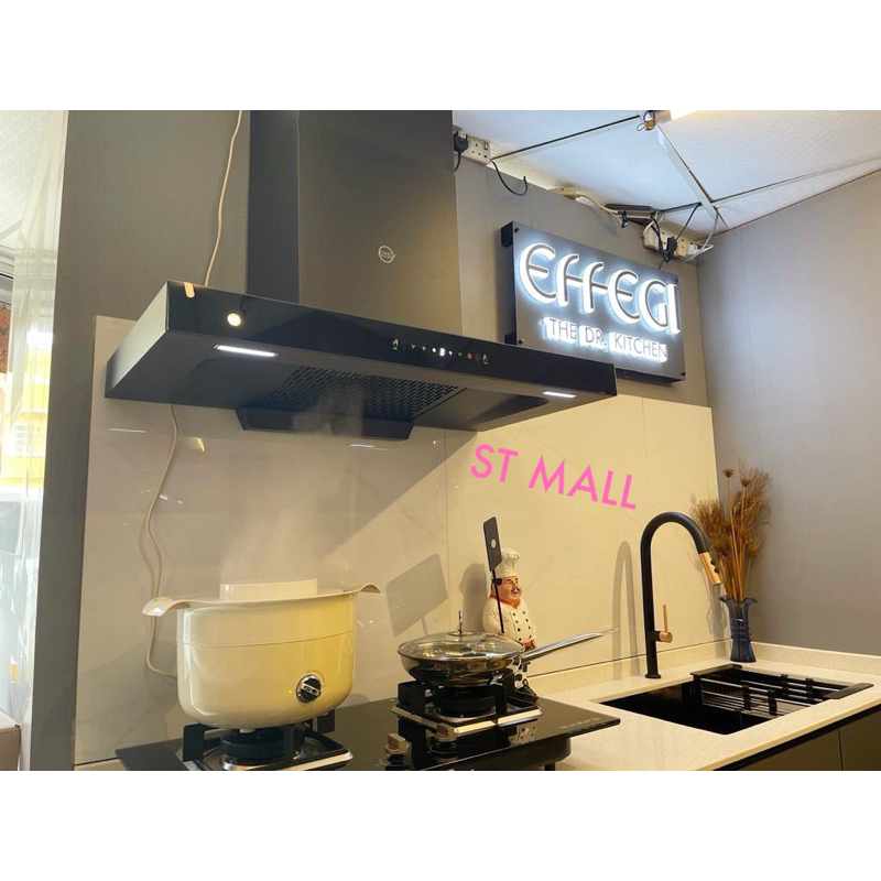 Modern and Powerful EFFEGI Kitchen Hood Machine Auto Clean Function ...