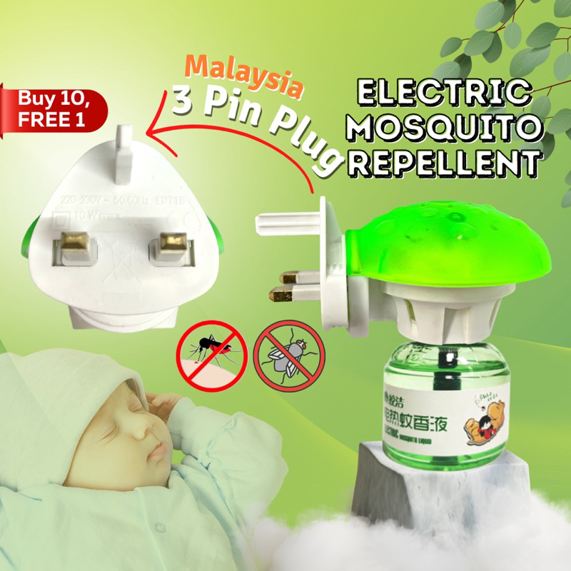 (Malaysia Plug) Electric Mosquito Repellent / Mosquito Repellent Liquid ...