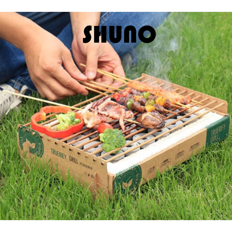 SHUNO Portable/Disposable/Mini Tempat Bakar Pemanggang Pembakar Satay ...