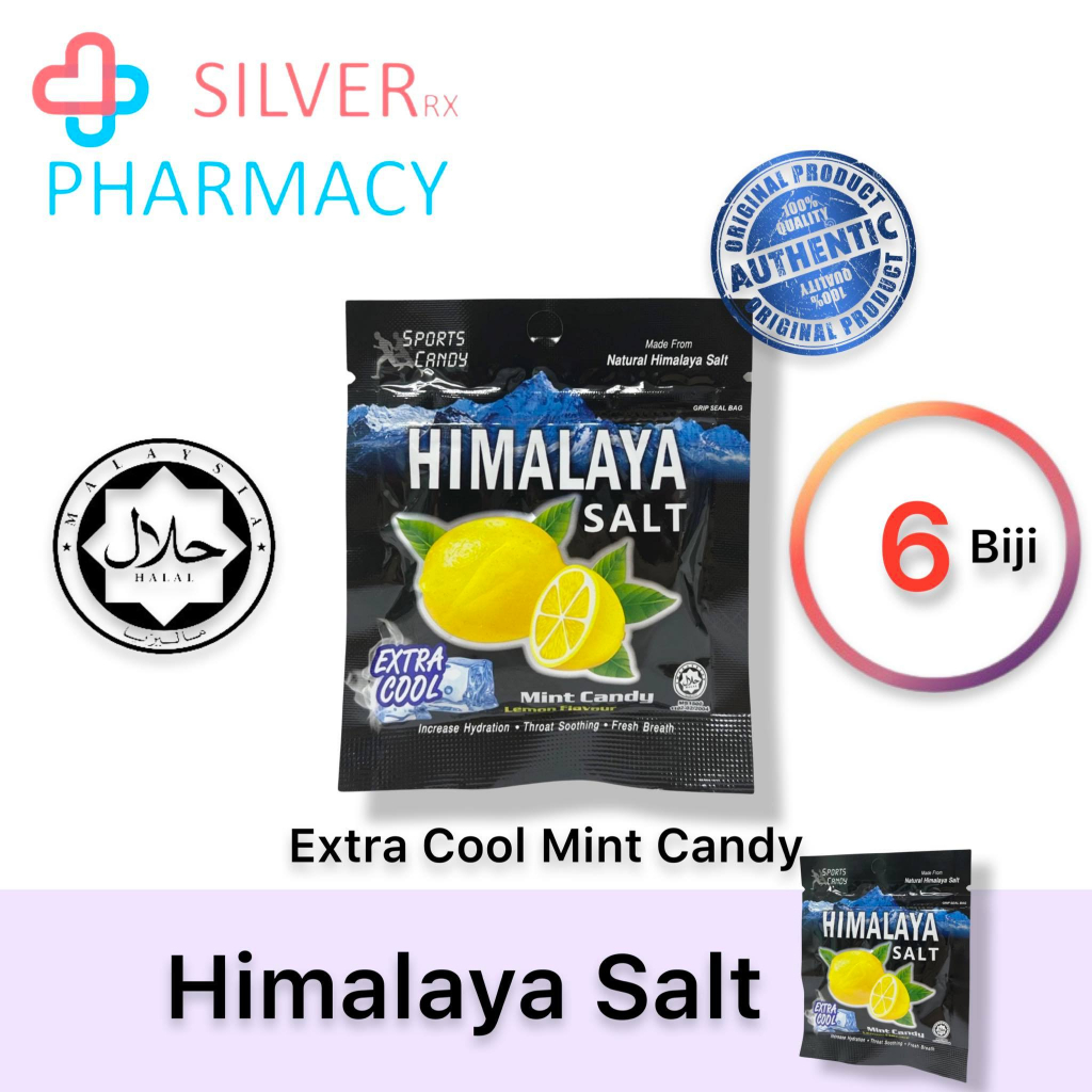 [Exp 12/2025] Himalaya Salt Mint Candy Extra Cool 15g [Lemon Flavour ...