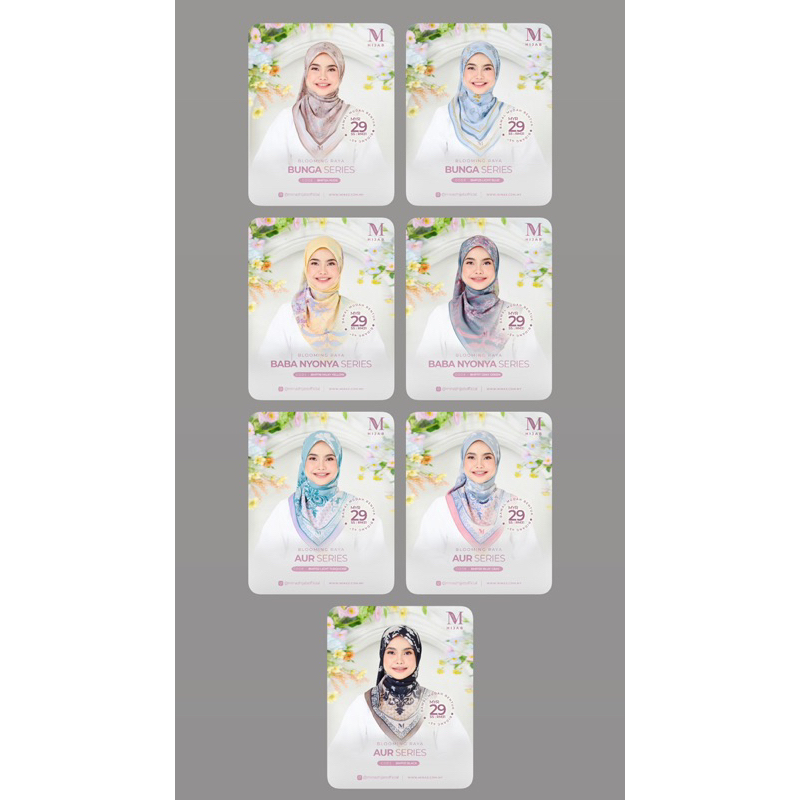 MINAZ HIJAB BLOOMING RAYA 2023 | Shopee Malaysia
