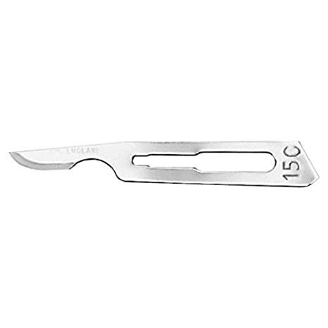 Paramount Surgical Scalpel Blades Sterile, Size 15C BOX OF 100'S ...