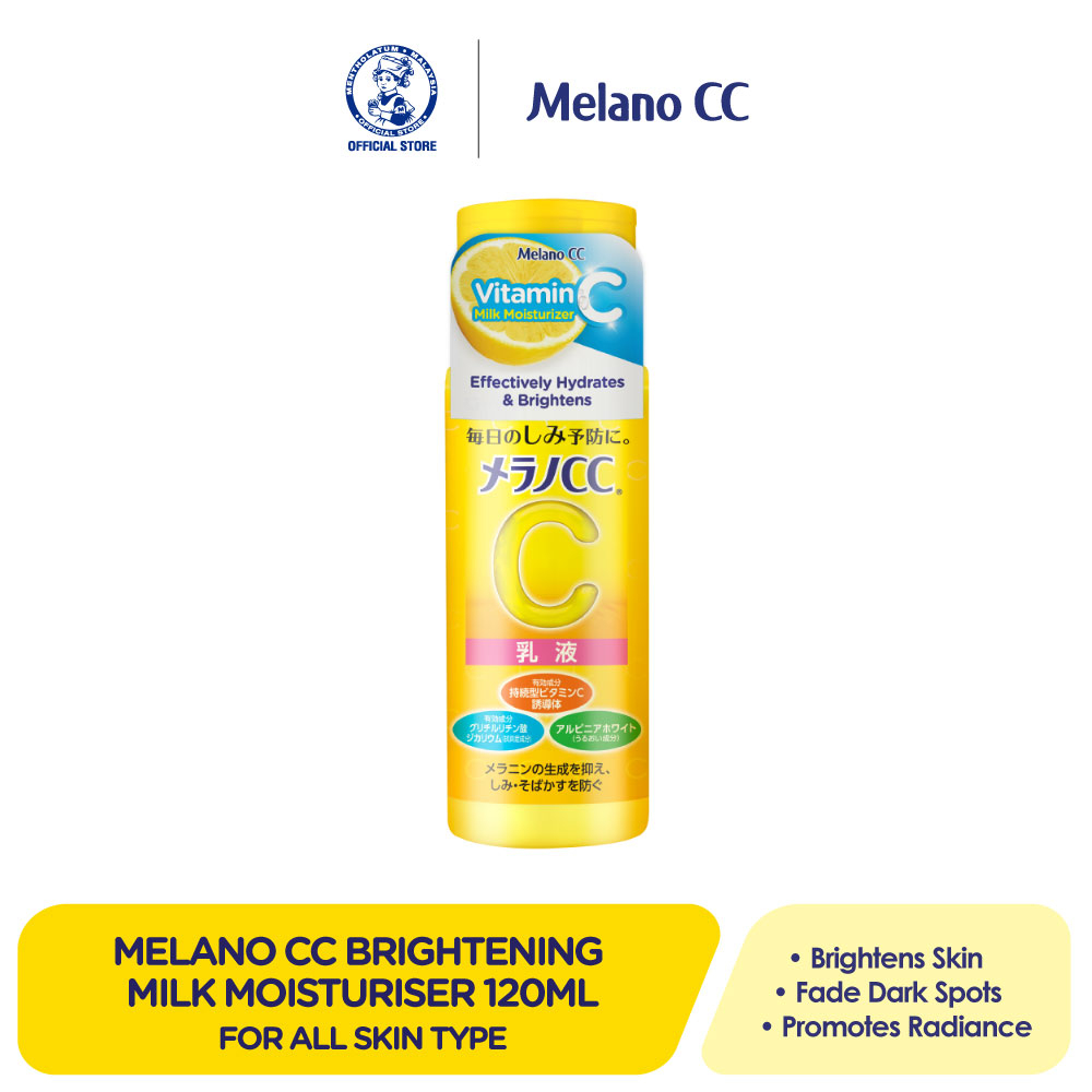 Melano CC Vitamin C Brightening Milk Moisturiser 120ml | Shopee Malaysia