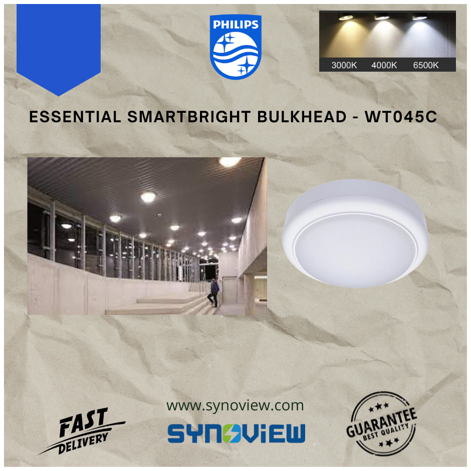 Philips Essential SmartBright Bulkhead-WT045C | Shopee Malaysia