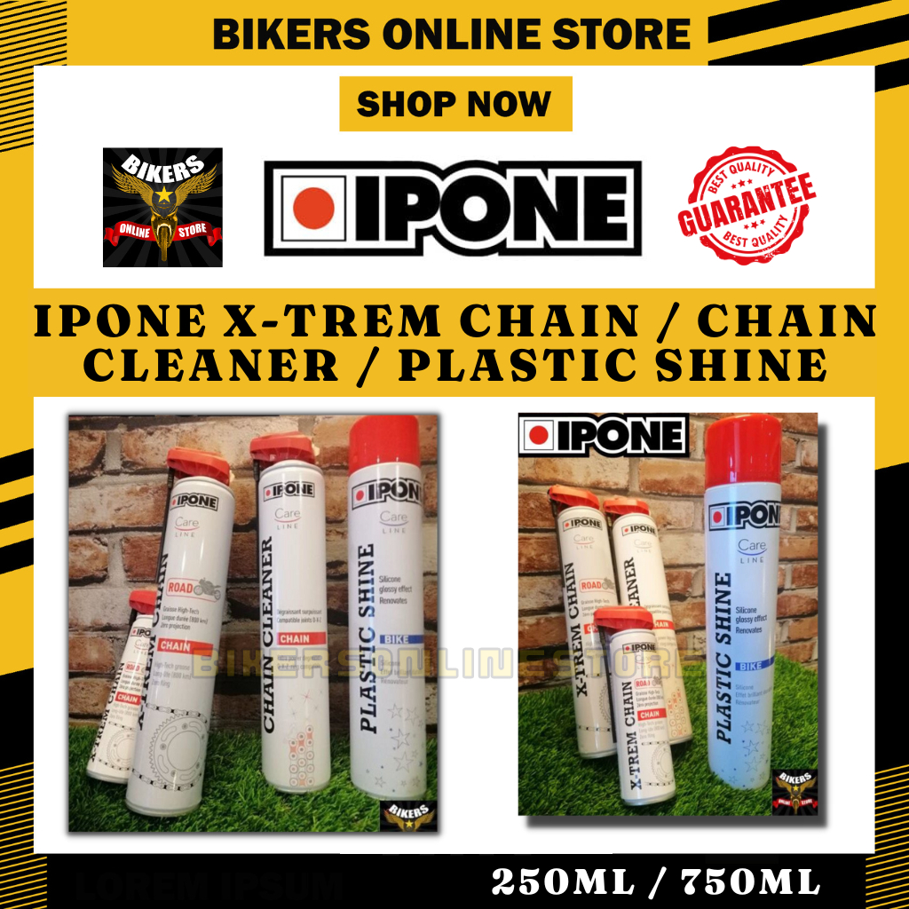 IPONE X-TERM CHAIN ROAD OFF ROAD / CHAIN CLEANER / PLASTIC SHINE ...