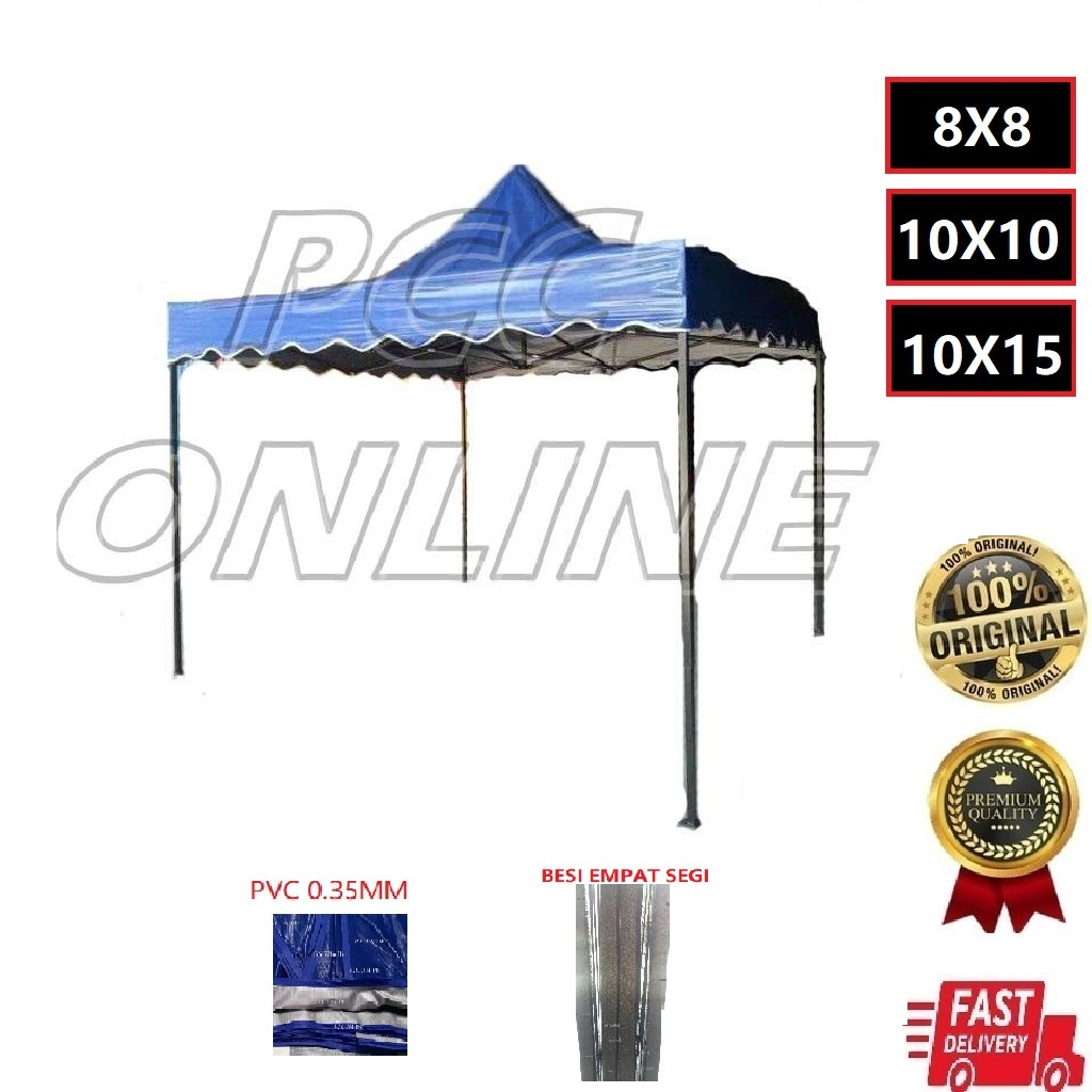 Canopy 8x8/10x10/10x15 Kanopi Pasar Malam Bazaar Ramadan Lebih Tahan ...