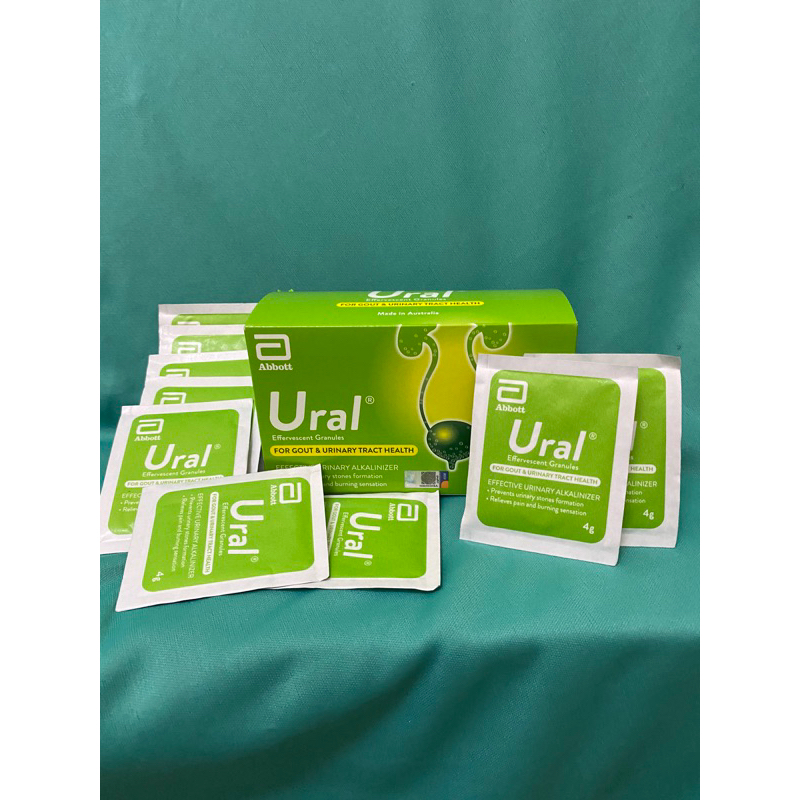 Abbott Ural Effervescent Granules 9 sach (3 days) exp 12/25 | Shopee ...