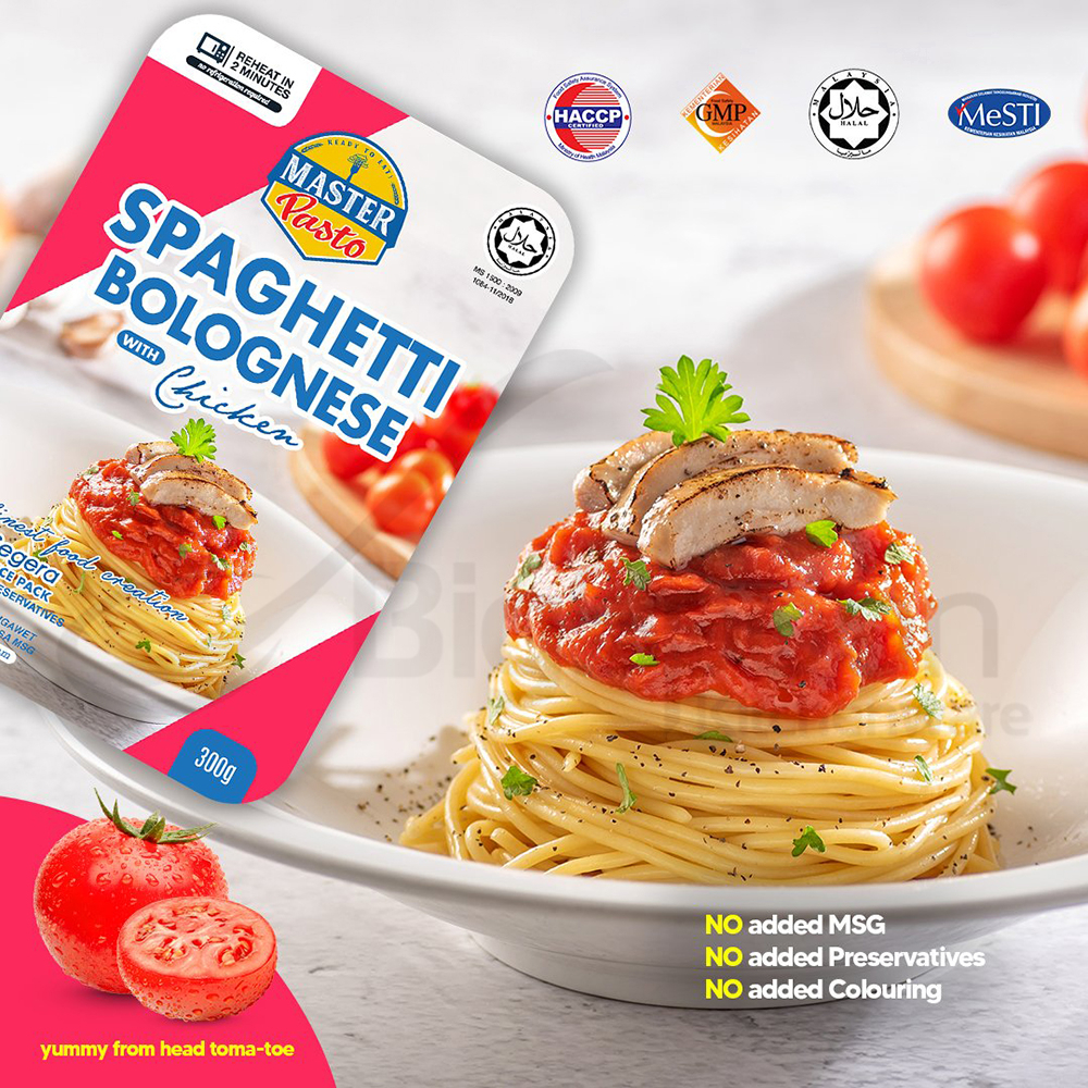 [HALAL] Master Pasto - Spaghetti Bolognese with Chicken Convenience ...