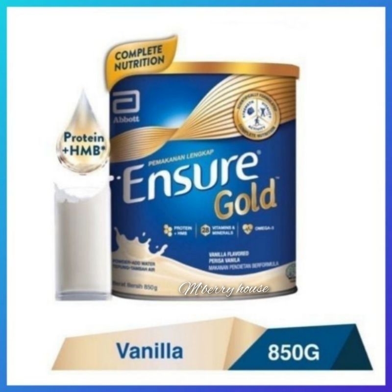 ENSURE GOLD Vanilla/Coffee/Wheat 800g&850g (Exp:2024/2025) | Shopee Malaysia