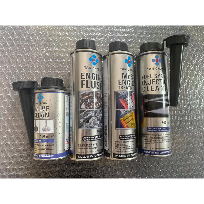 TAN CHONG ENGINE FLUSH, ENGINE TREATMENT, FUEL SYSTEM INJECTION CLEANER (MADE IN GERMANY ...