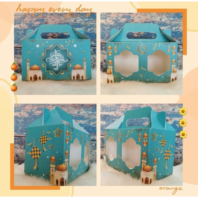 10/20Pcs Hari Raya Cookies Gift Box Kotak Kuih Raya Aidilfitri | Shopee ...