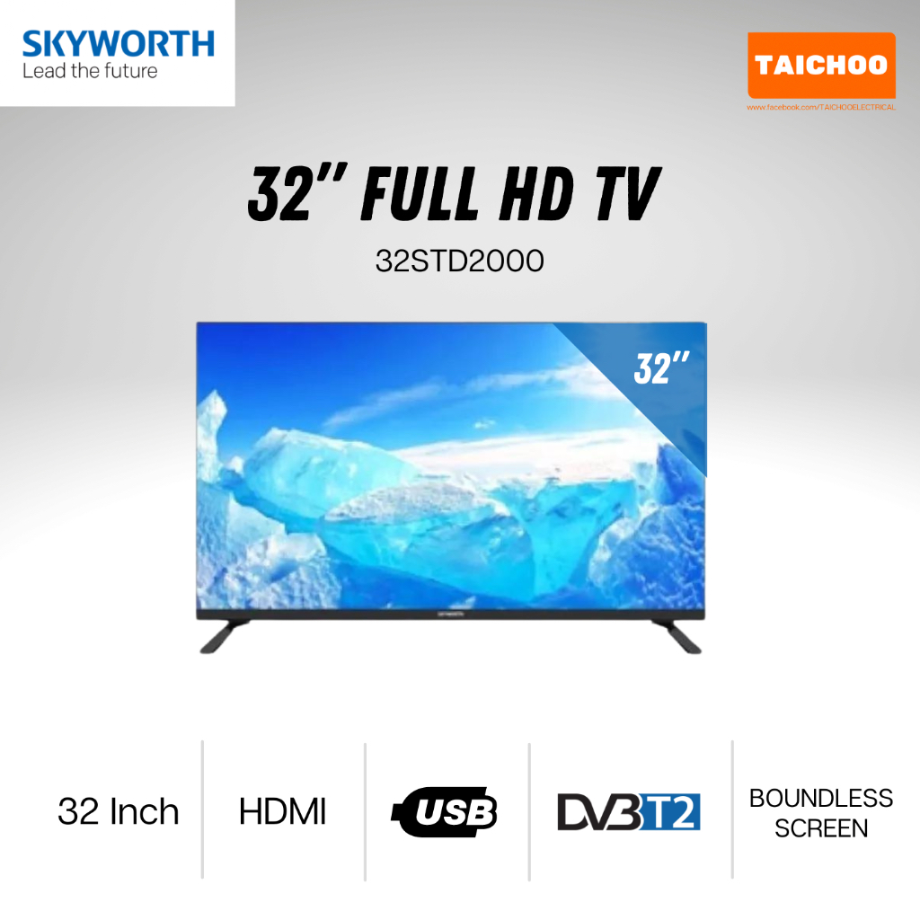 SKYWORTH 32” FULL HD TV 32STD2000 | Shopee Malaysia