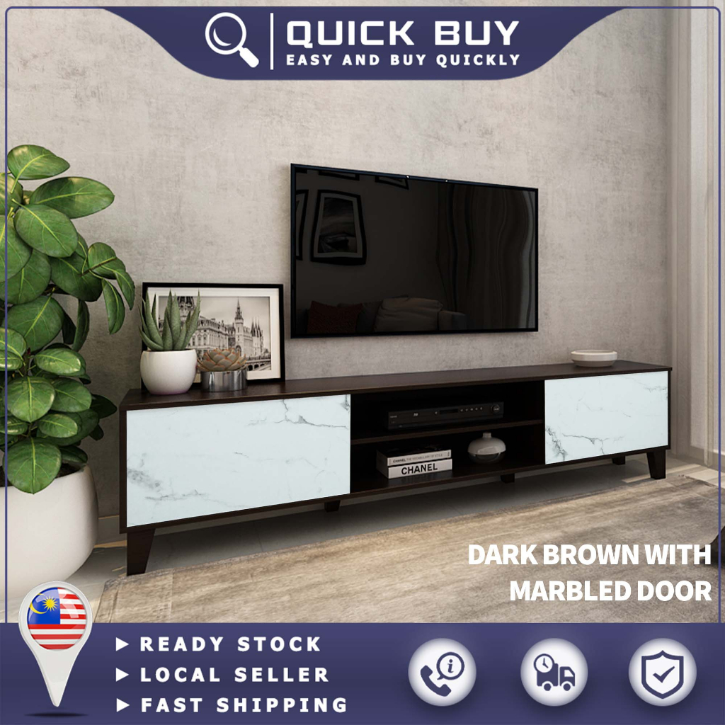 (BUATAN MALAYSIA) QuicBuy HP007 6ft TV Cabinet TV Bench Modern TV Rack ...
