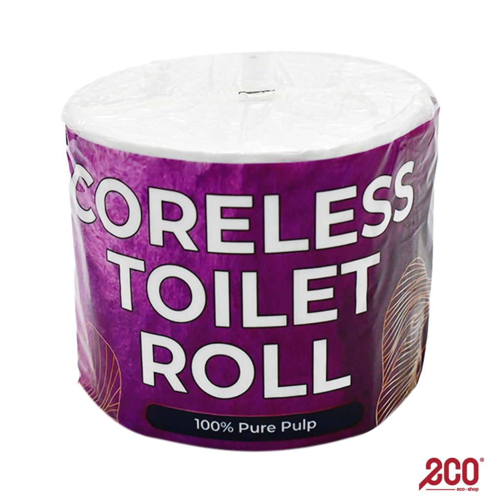 Excue Coreless Toilet Roll 4 Ply (9.5cm x 11.5cm) 330 sheets/roll - AB ...