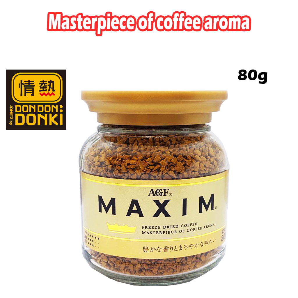 [DONKI] AGF Maxim Instant Coffee Blend 80g | Shopee Malaysia