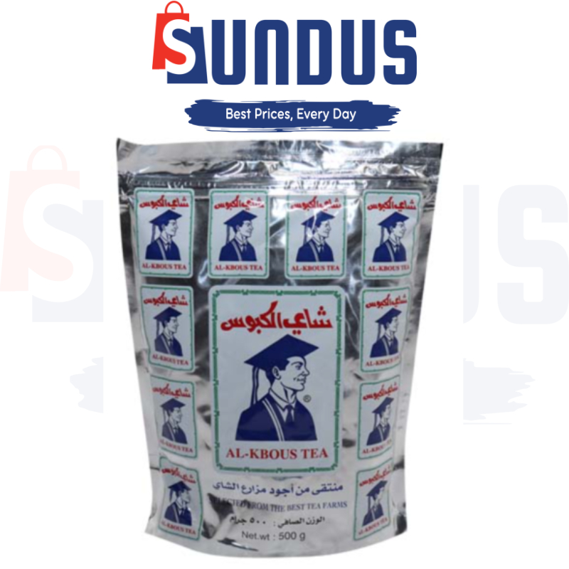 Al Kbous Tea Premium Arabic Tea (100 Enveloped Black Tea Bag / Fine ...