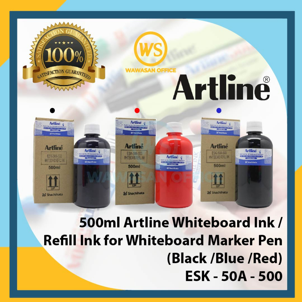 Artline Whiteboard Marker Refill Ink 500ml Artline Refill Ink