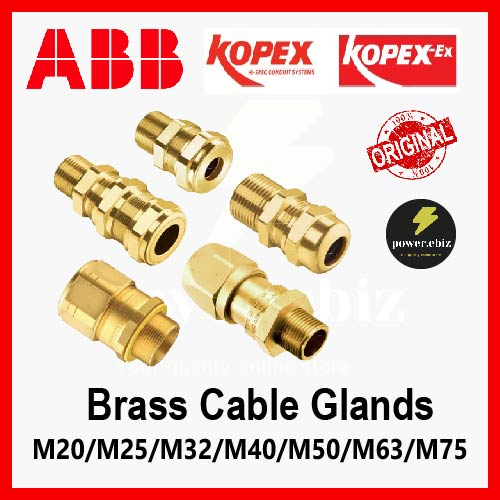 ⭐Ready Stock⭐ ABB Kopex-Ex Brass Cable Gland Kits M20 / M25 / M32 / M40 (100% Original) | Shopee ...