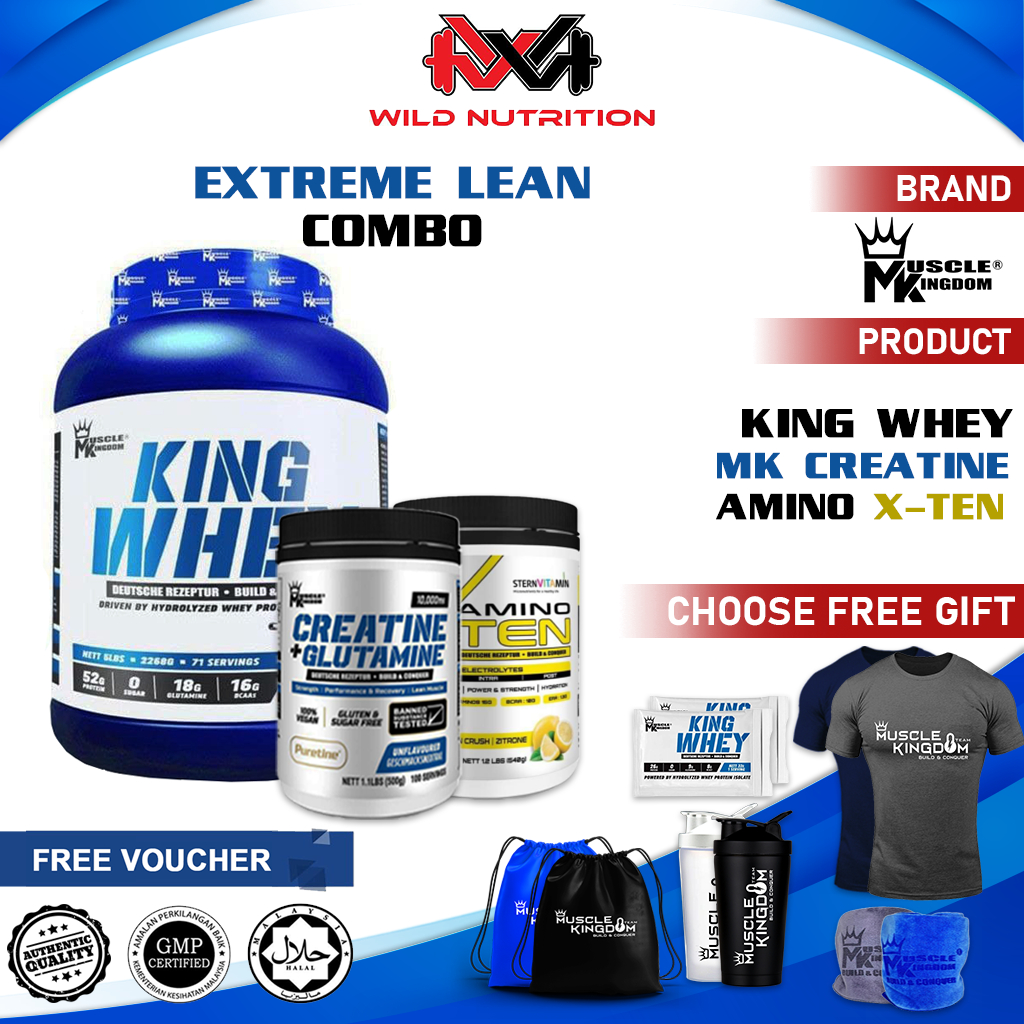 MK KING WHEY PROTEIN HYDRO WHEY by Muscle Kingdom [ 5lbs/2.2 kg ...