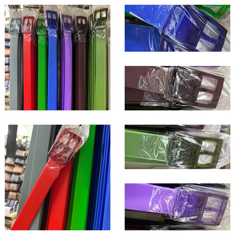 Colorful Trendy Jelly Belt Matching Tali Pinggang Remaja Teenager ...