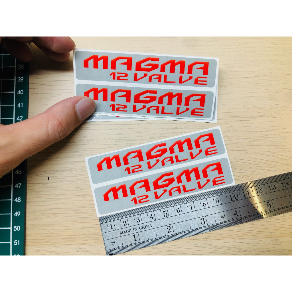 J066 MAGMA Sticker 12 Valve (One Set 2pcs) | Shopee Malaysia