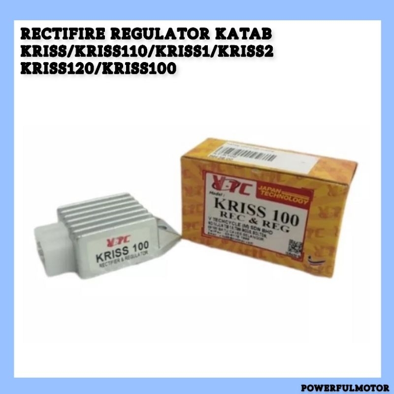 KATAB RECTIFIRE REGULATOR MODENAS KRISS/KRISS110/KRISS1/KRISS2/KRISS120/KRISS100 | Shopee Malaysia