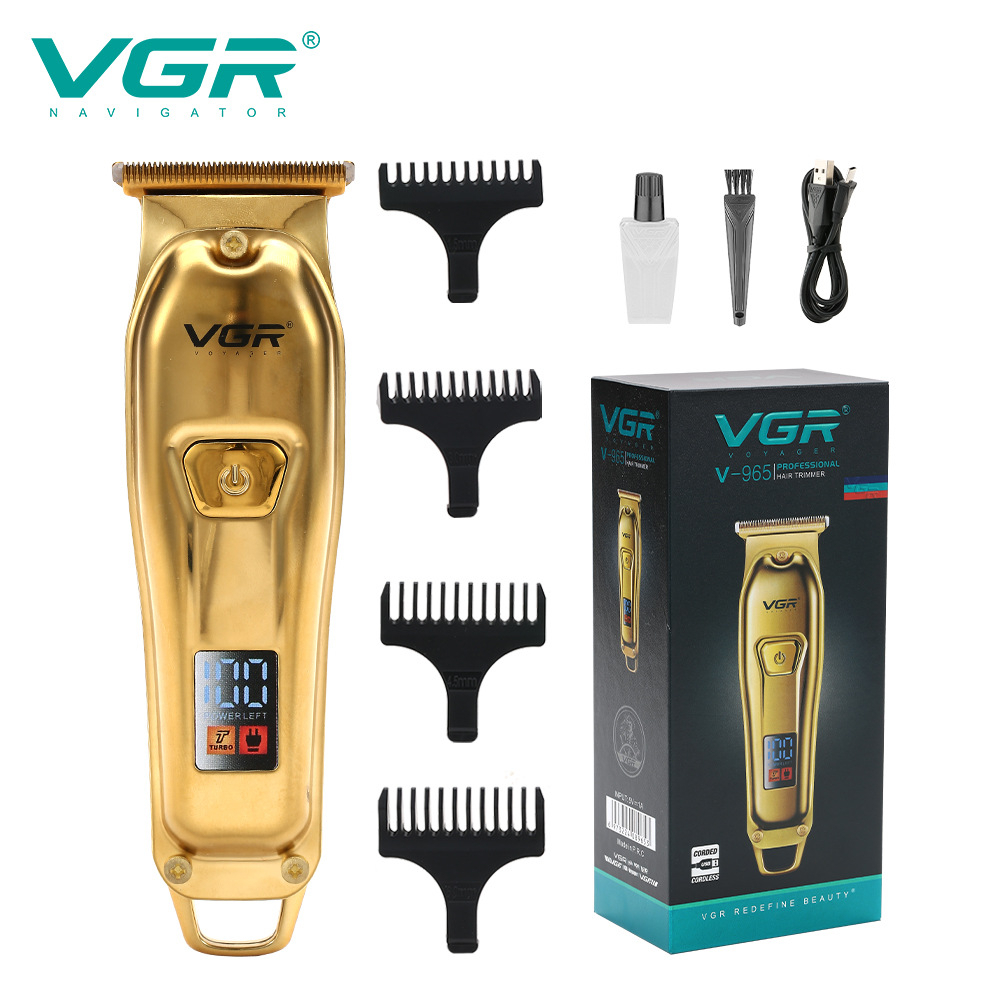 VGR V-965 Hair trimmer Wireless Electric Hair Clipper Battery Rechargeable Beard trimmer Men ...