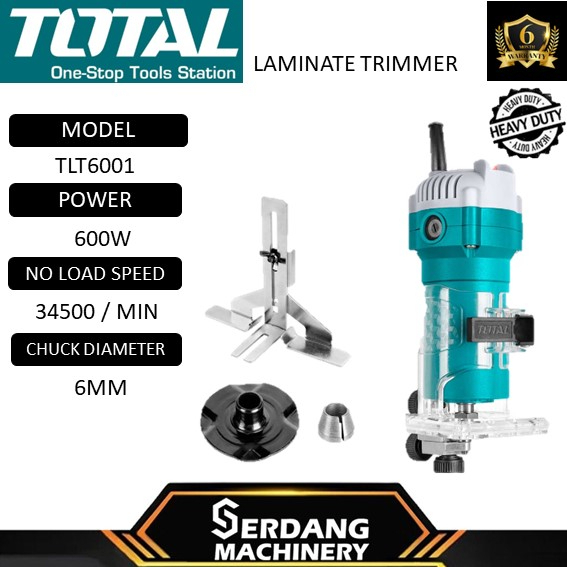 TOTAL Laminate Trimmer 600W TLT6001 - with 6 Months local Warranty ...