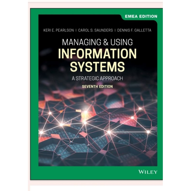 Managing & using information systems : a strategic approach [Seventh ed ...