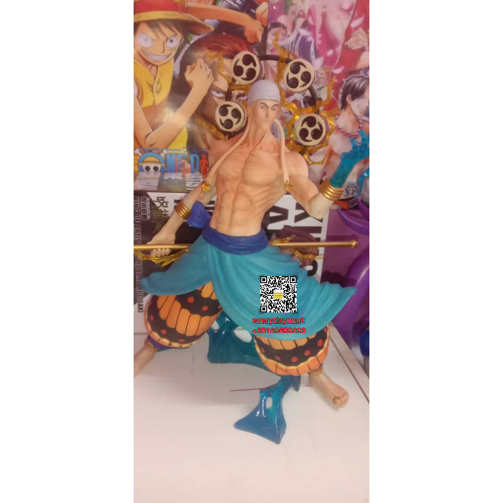 ONE PIECE💥ENEL SKYPIEA 30cm💥ACTION FIGURE TOYS STATUES🔥海贼王响雷果实雷神艾尼路🔥模型手 ...