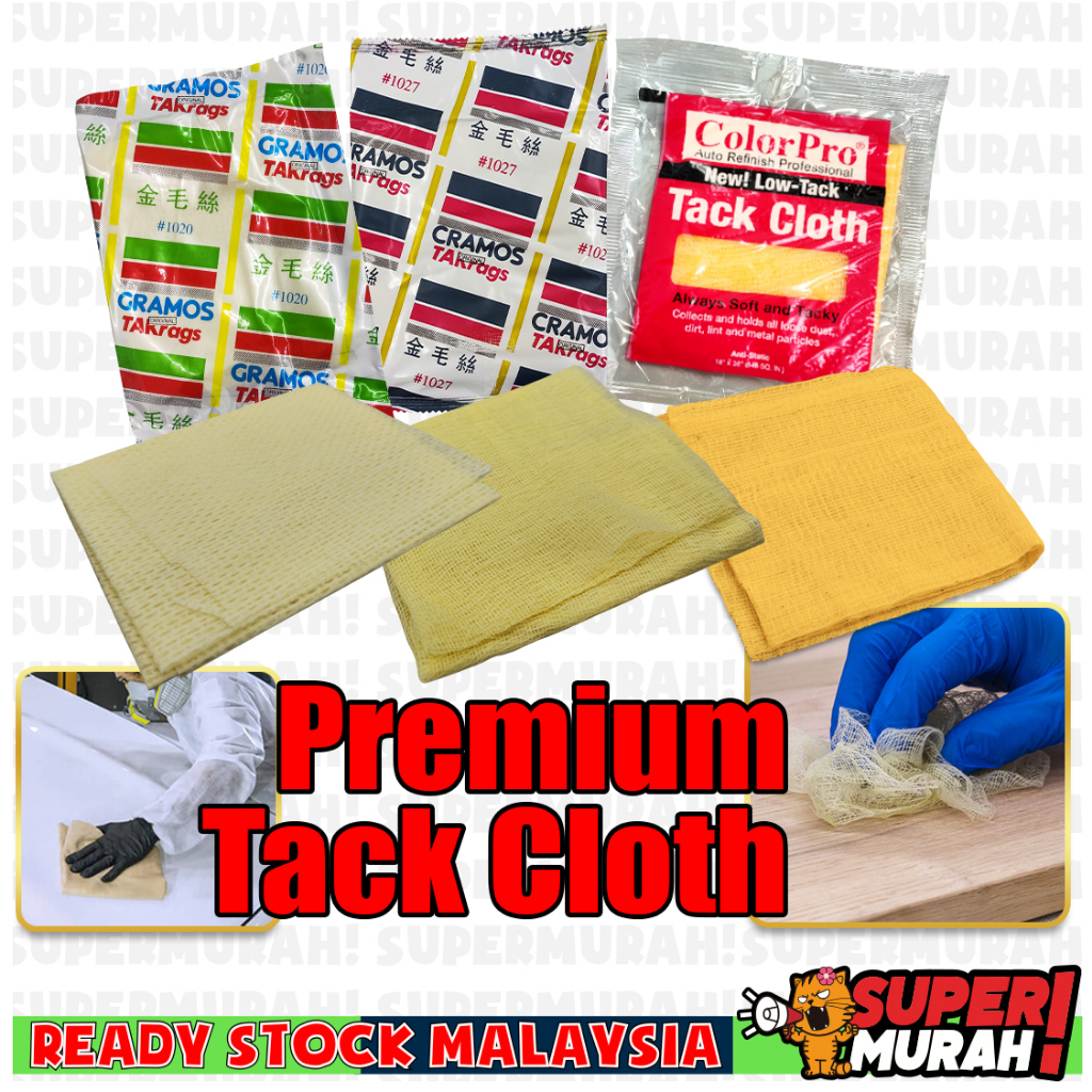 1pc ColorPro Tack Cloth Tag Cloth Dust Removal Sticky Cloth Tag Rag ...