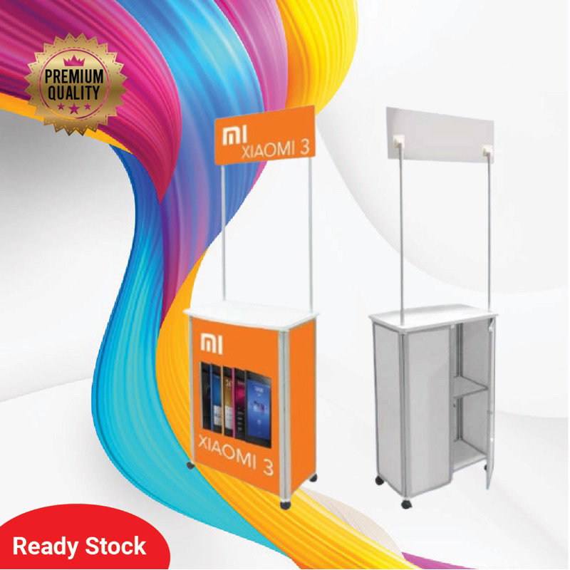 Aluminium Sampling booth *fortable counter* Ready stock | Shopee Malaysia