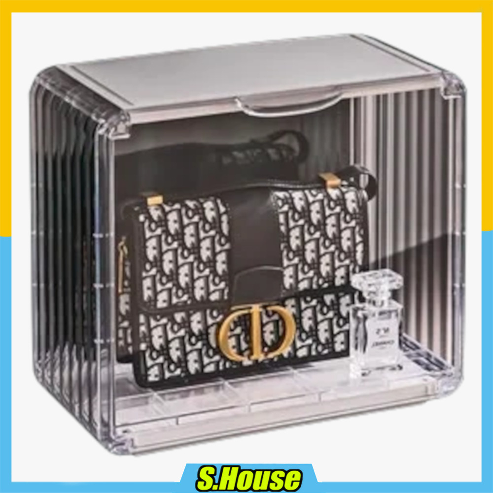 Acrylic Display Box Storage Organizer Figurine Luxury Bag Book ...