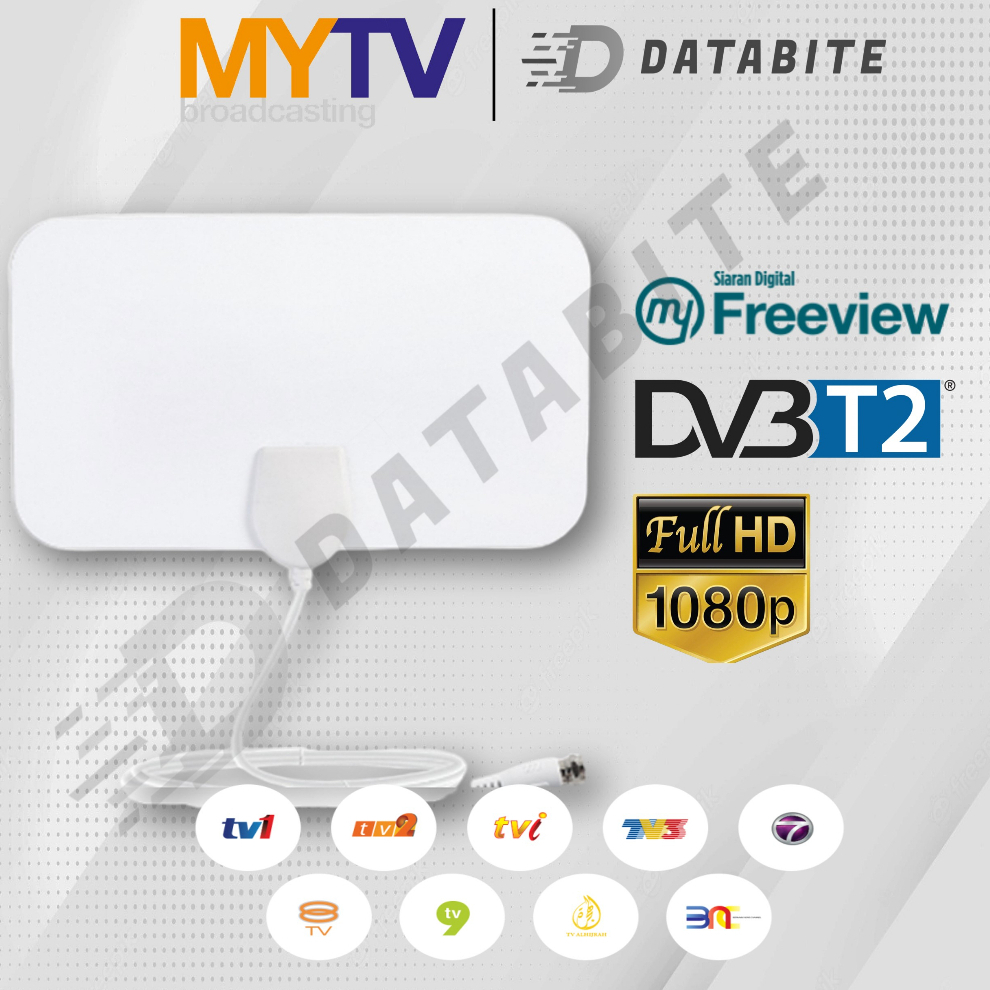 MyTv Antenna 2023 New White Antena MyTv Broadcasting Malaysia 120 Miles ...