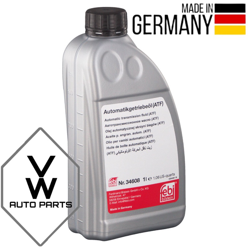 ( 100% FEBI BILSTEIN ) AUDI VOLKSWAGEN BMW ATF FLUID 2 ATF OIL AUTO ...