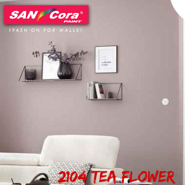 SINAR SANCORA 2104 TEA FLOWER 5 LITER I EMULSION Interior Exterior Wall ...